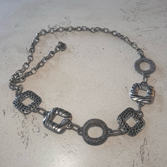 Vintage | Accessories | Vintage Metal Chain Engraved Belt | Poshmark